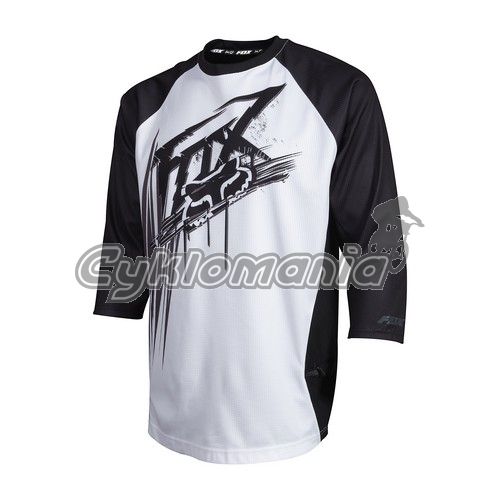 Volný dres Fox Covert 3/4 black/white | Cyklomania.cz